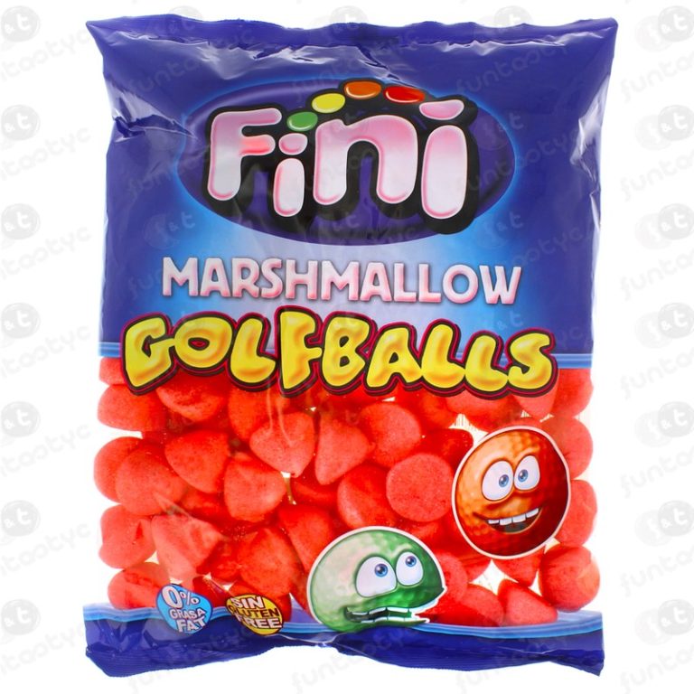 Marshmallow Fini Bolas Golf Morango 125 Unid | Princesa do Oceano